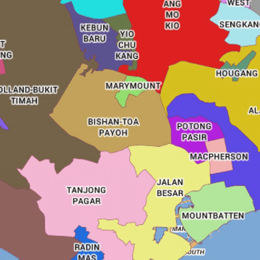 Singapore Map Sample Maps Of Singapore Generated With Map Cropping